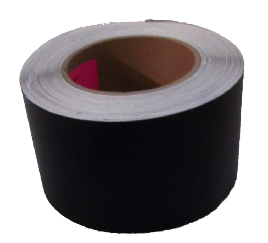 M9910-3000 Black Matte Polyethylene Tape – 3″ x 60 Yard Roll – Luminary ...